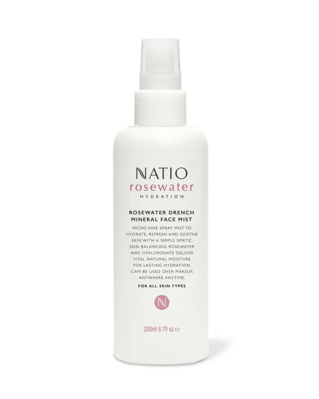 Rosewater Hydration Drench Mineral Face Mist – Michael's Chemist