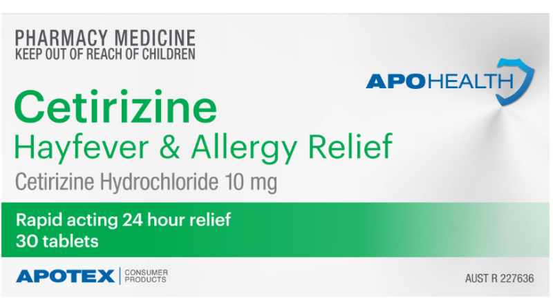ApoHealth Cetirizine 10mg Tablets 30 – Michael's Chemist