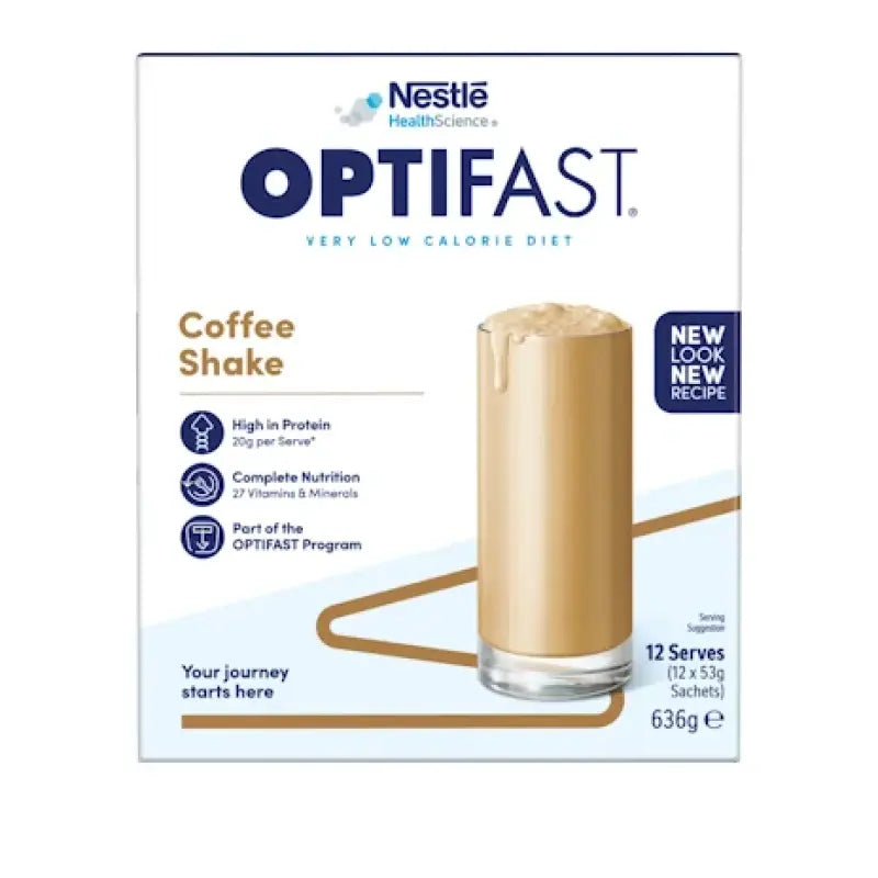 Optifast VLCD Shake Coffee 53g Sachets 12 – Michael's Chemist