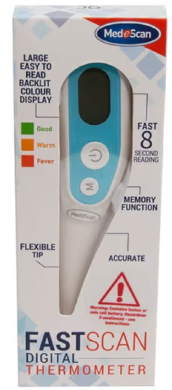 MedeScan Fast Scan Thermometer 1 Pack – Michael's Chemist