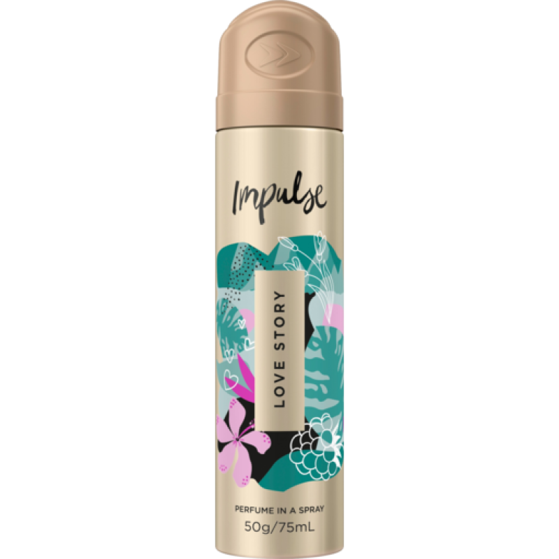 Impulse Deodorant Body Spray Love Story 75mL – Michael's Chemist