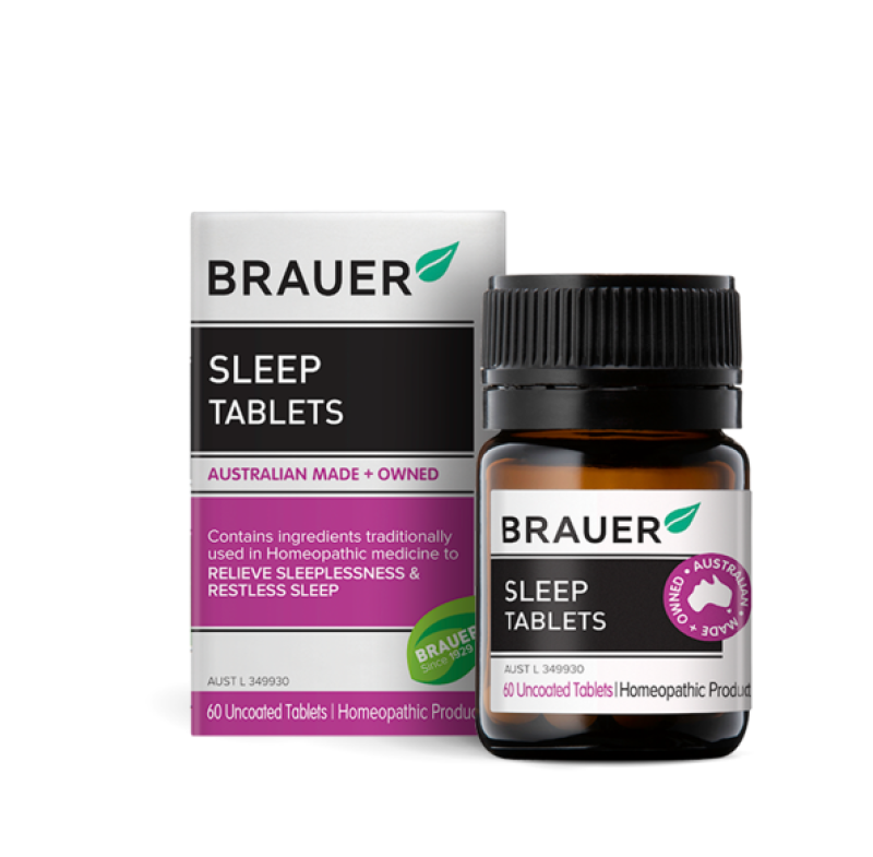 Brauer Sleep Insomnia Tablets 60 – Michael's Chemist