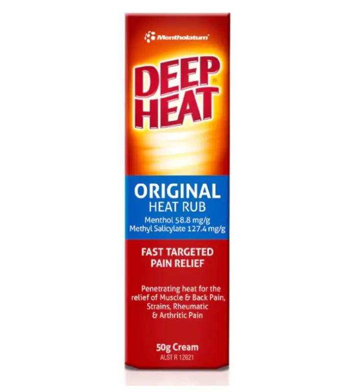 Deep Heat Original Heat Rub 50g – Michael's Chemist