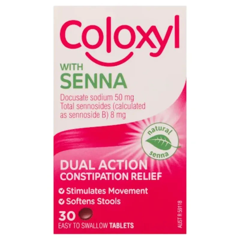 Coloxyl & Senna 30 Tablets – Michael's Chemist