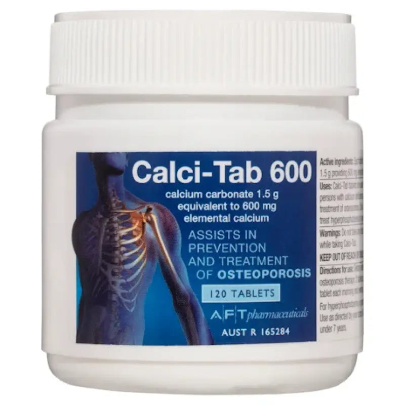 Calci-Tab 600mg 120 Tablets – Michael's Chemist