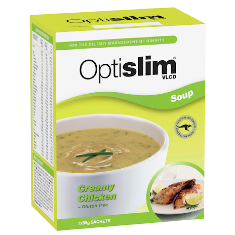 Optislim VLCD Creamy Chicken Soup 55gx7 Pack – Michael's Chemist