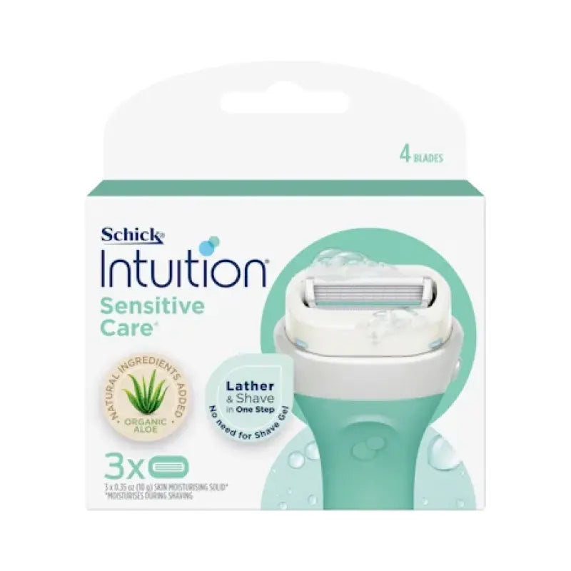 Schick Intuition Naturals Sensitive Care Cartridges 3pk – Michael's Chemist