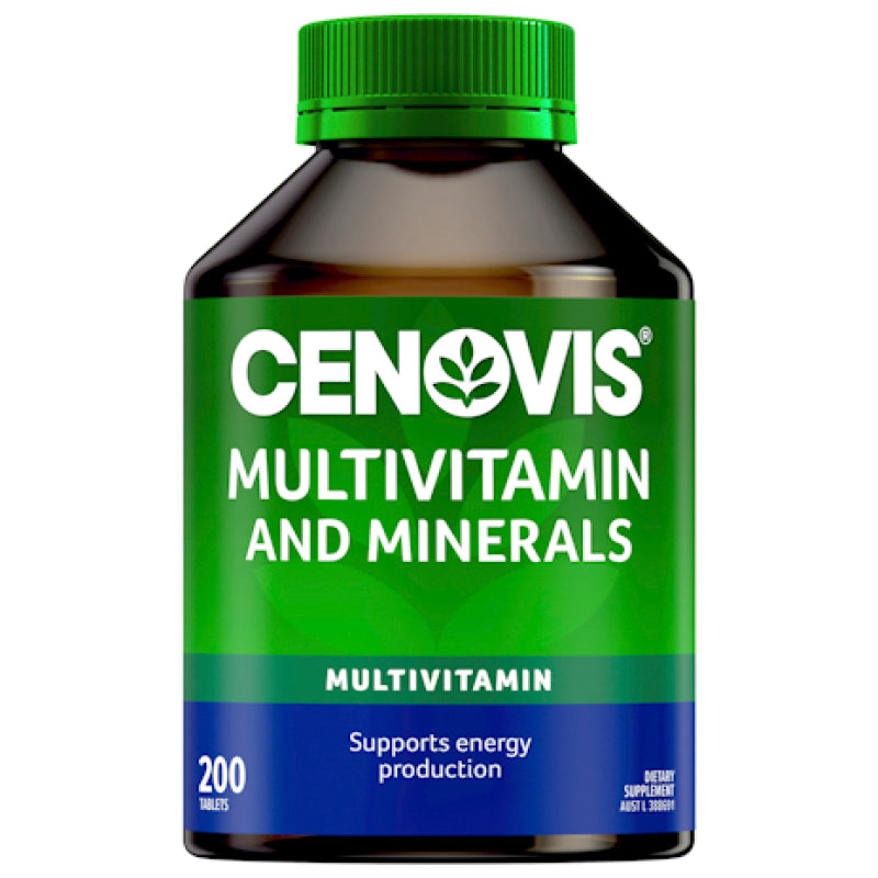 Cenovis Multivitamin and Minerals 200 Tablets – Michael's Chemist