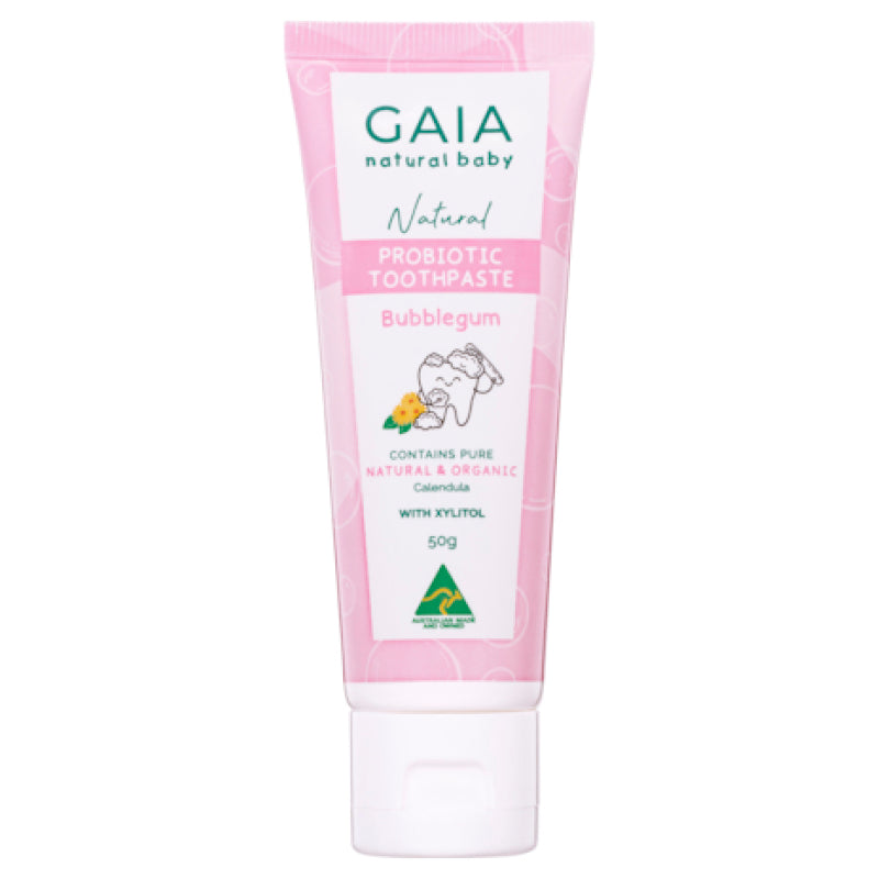 Gaia Natural Baby Bubblegum Toothpaste 50g – Michael's Chemist