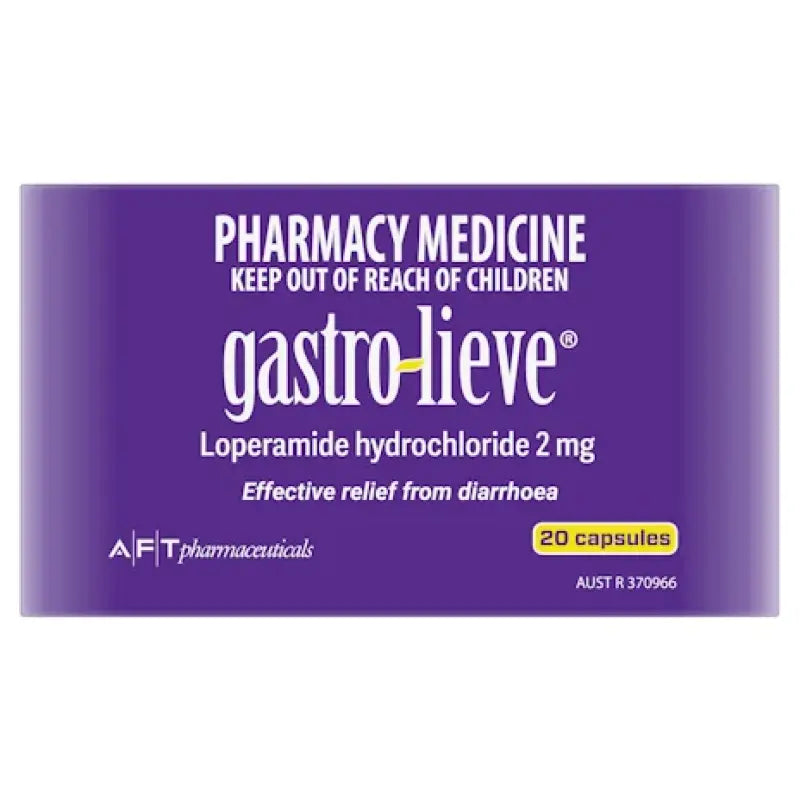 Gastro-Lieve 2mg 20 Capsules – Michael's Chemist