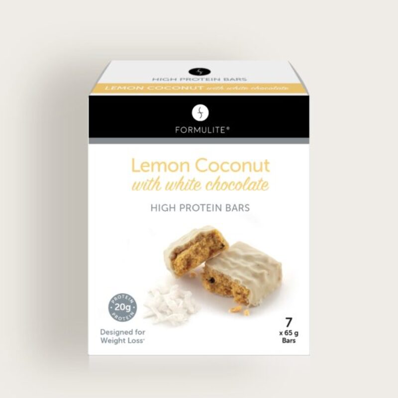 Formulite High Protein Meal Bar 7 Box – Lemon Coconut Flavour – Michael ...