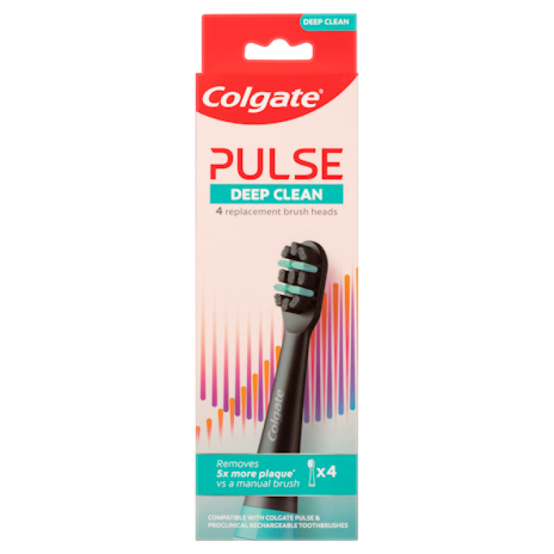 Colgate Electric Toothbrush Pulse Deep Clean Refills 4 Pack – Michael's ...