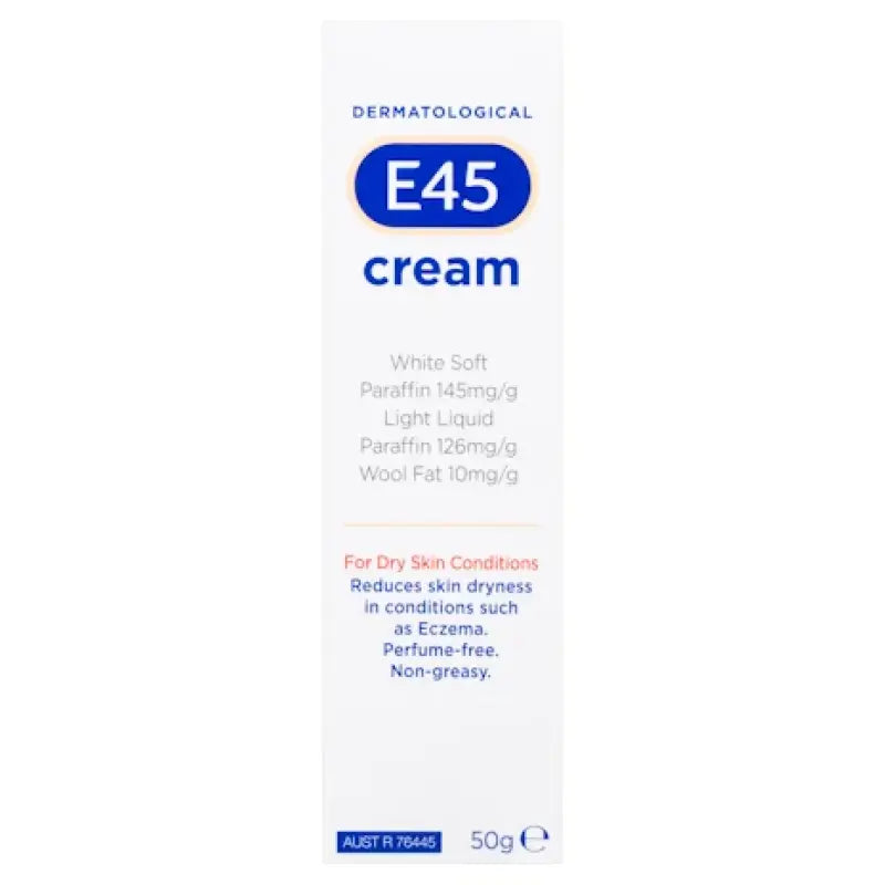 E45 Moisturising Cream for Dry Skin and Eczema 50g – Michael's Chemist