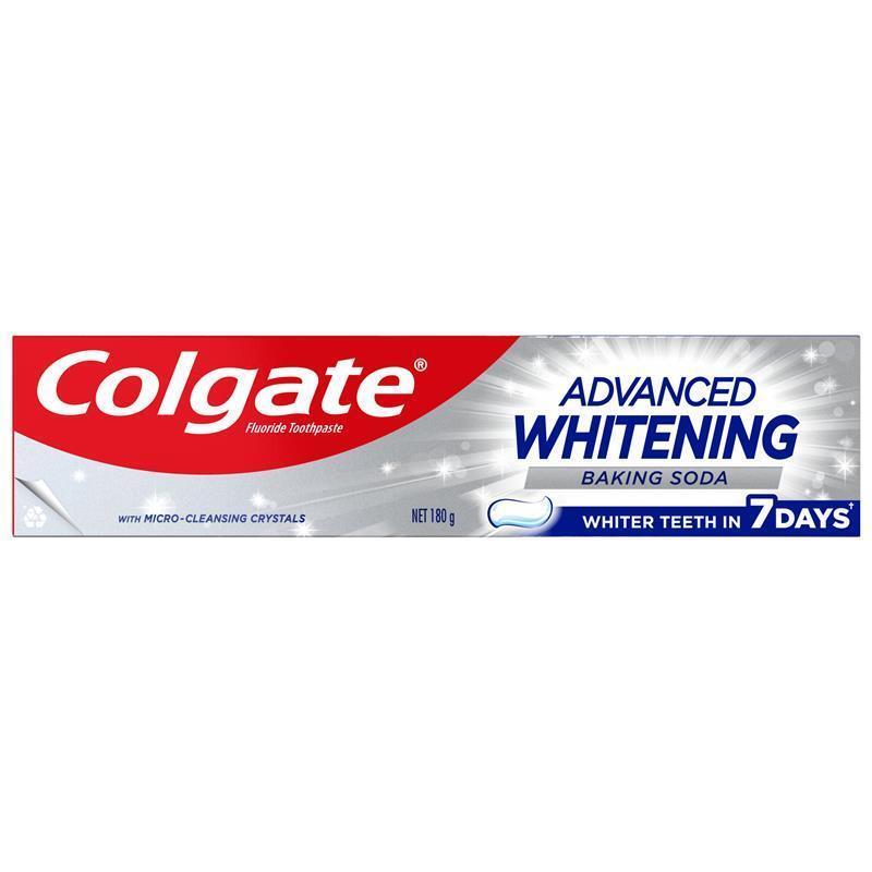 Colgate Toothpaste Advanced Whitening Baking Soda 180g – Michael's Chemist