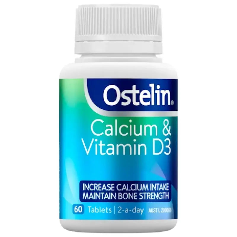 Ostelin Calcium & Vitamin D - D3 for Bone Health + Immune Support - 60 ...