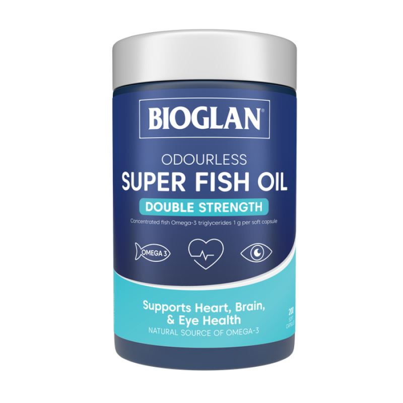 Bioglan Odourless Super Fish Oil 200 Capsules – Michael's Chemist