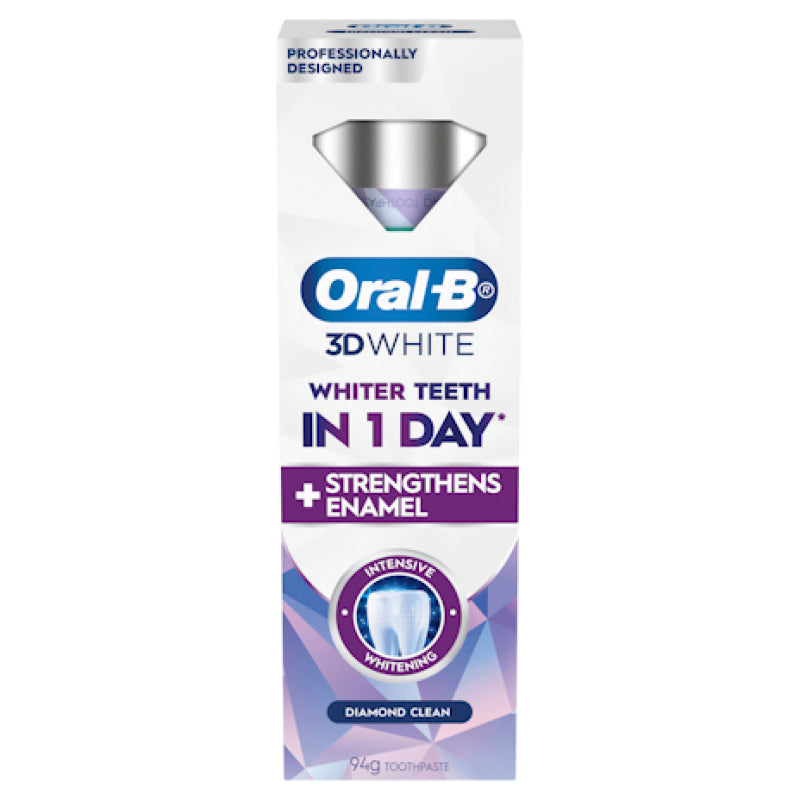 Oral B Toothpaste 3D White Intensive Whitening Diamond Clean 94g ...