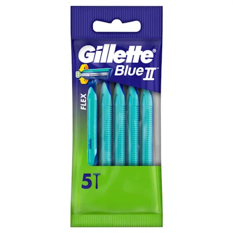 Gillette Disposable Razors Blue II Plus 5 Pack Pivot – Michael's Chemist