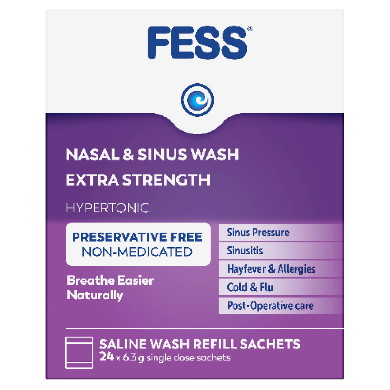 Fess Nasal & Sinus Wash Extra Strength Refill 24s – Michael's Chemist