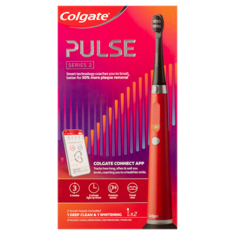 Colgate Pulse Series 2 Electric Toothbrush Deep Clean & Whitening ...