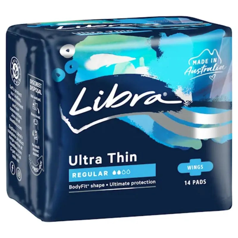 Libra Pads Ultra Thins with Wings Regular 14 – Michael's Chemist