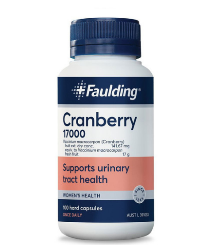 Faulding Cranberry 17000mg 100 Capsules – Michael's Chemist