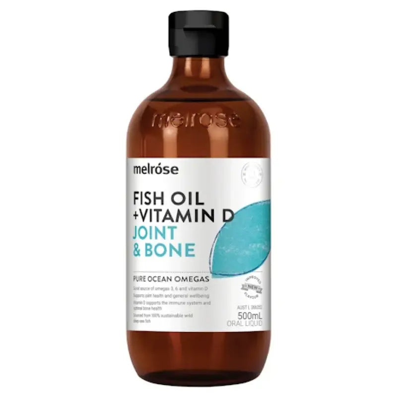 Melrose Omega Fish Oil + Vitamin D Joint & Bone 500ml – Michael's Chemist