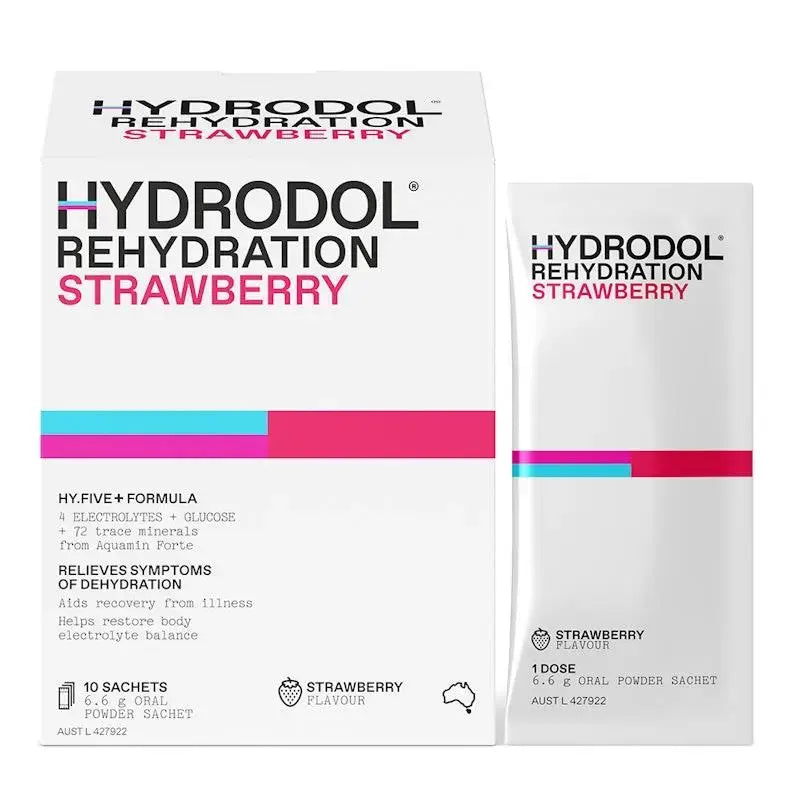 Hydrodol Rehydration Strawberry 10 Sachets – Michael's Chemist