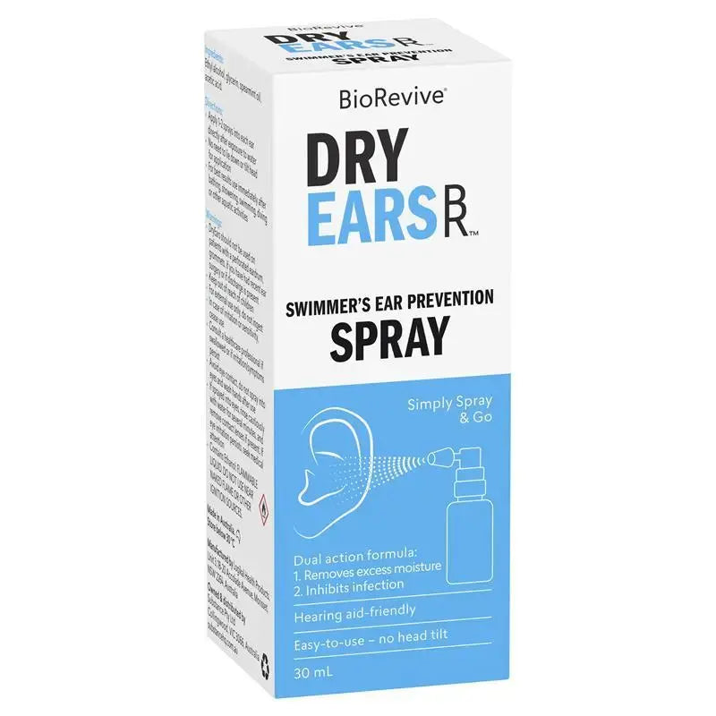 BioRevive Dry Ears Swimmers Ear Prevention Spray 30ml – Michael's Chemist