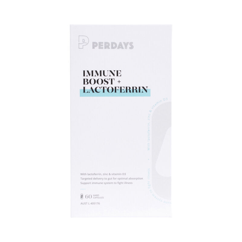 Perdays Immune Boost + Lactoferrin 60 Capsules – Michael's Chemist