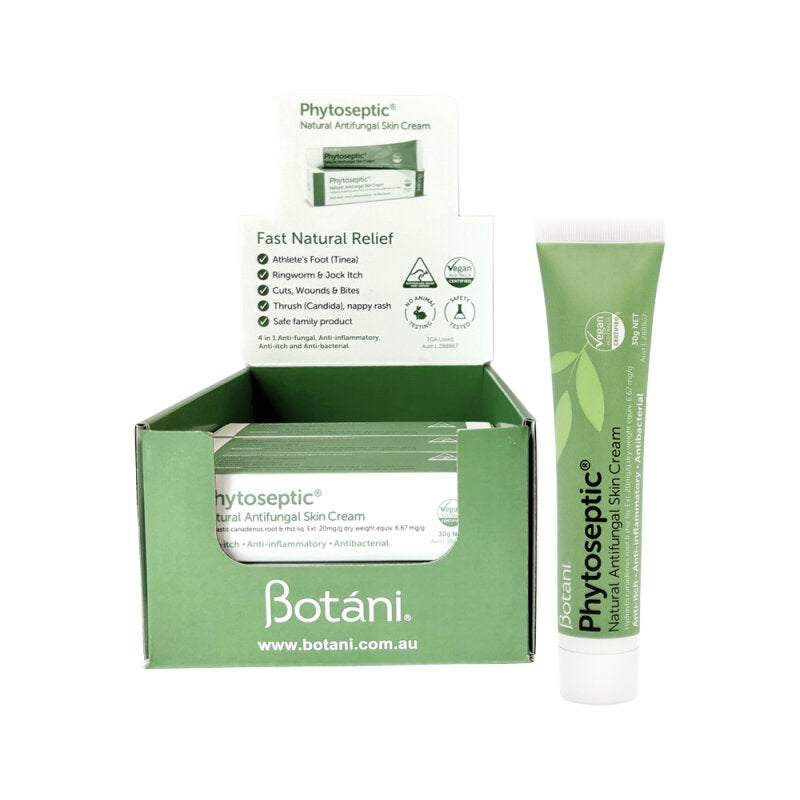 Botani Phytoseptic Natural Anti-Fungal Skin Cream 30g x 10 Pack ...