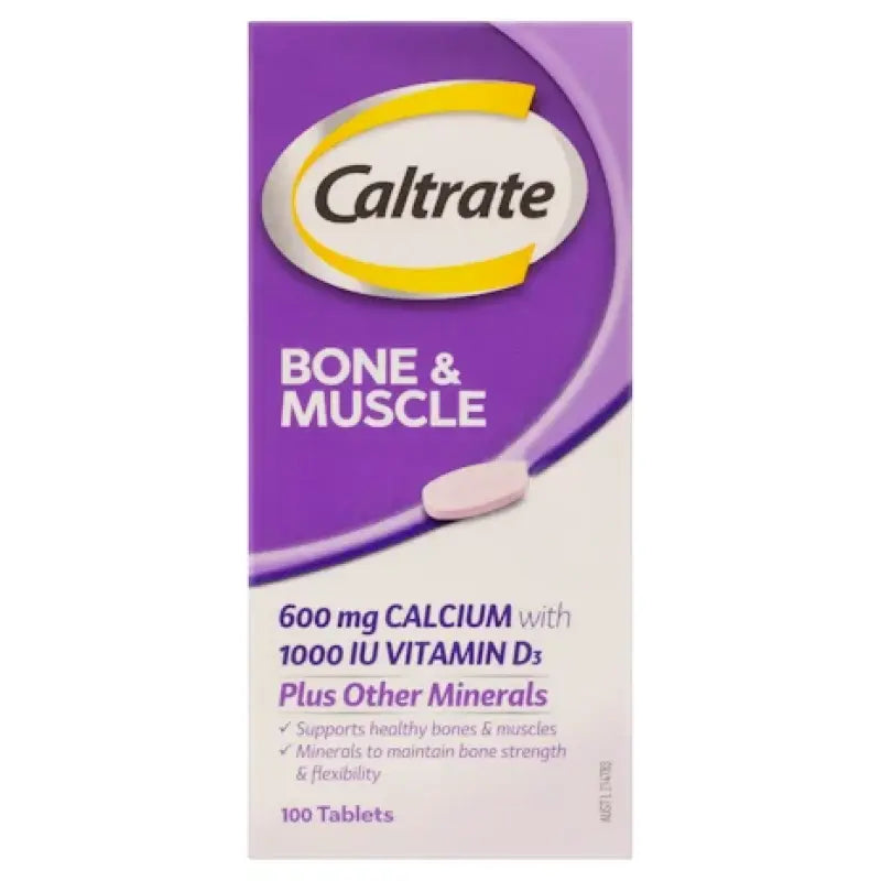 Caltrate Bone & Muscle Health 100 Tablets – Michael's Chemist