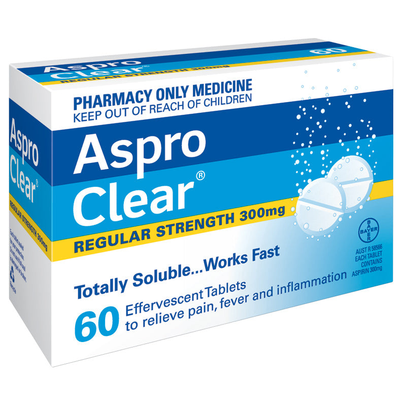 Aspro Clear Tablets 60 – Michael's Chemist