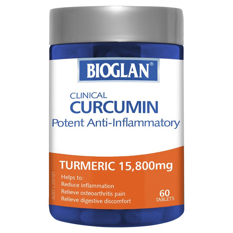 Bioglan Clinical Curcumin Tablets 60 – Michael's Chemist