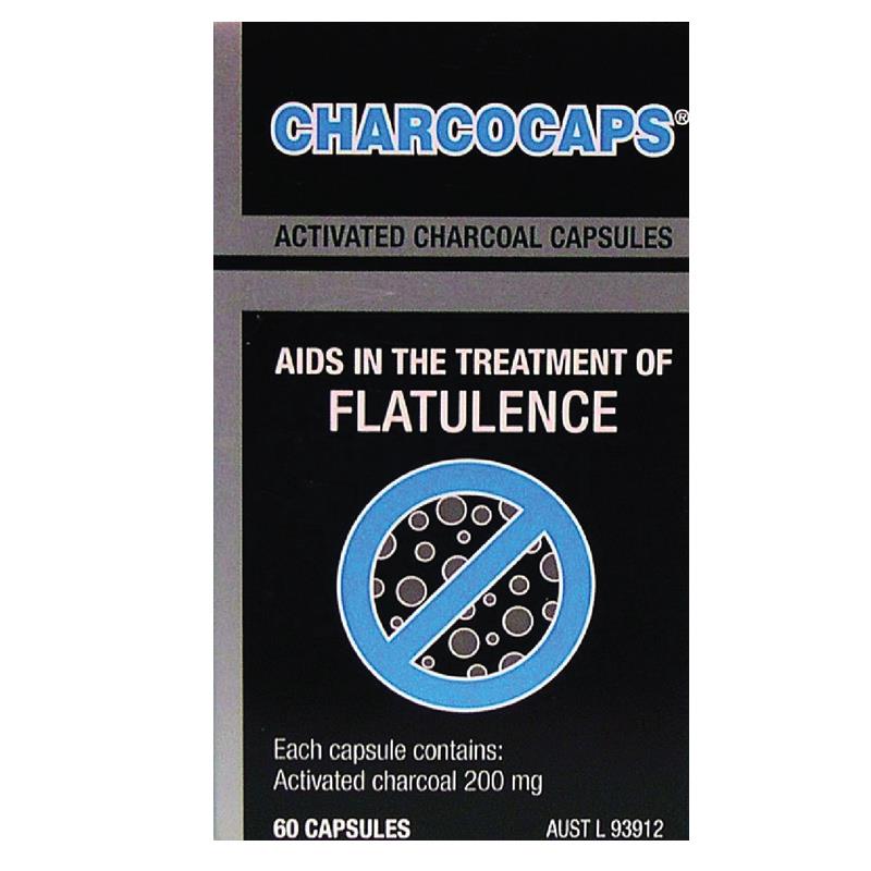Charcocaps 200mg Capsules 60 – Michael's Chemist