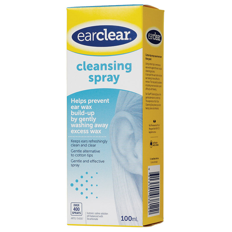 EarClear Ear Cleanser Spray 100mL – Michael's Chemist