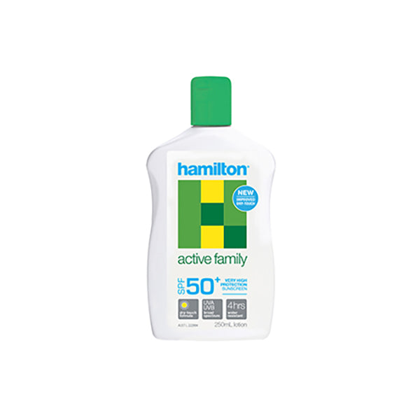 Hamilton Active Family SPF 50+ Sunscreen 250mL – Michael's Chemist