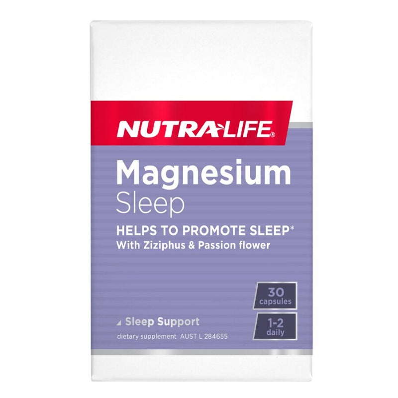 Nutra-Life Magnesium Sleep Capsules 30 – Michael's Chemist